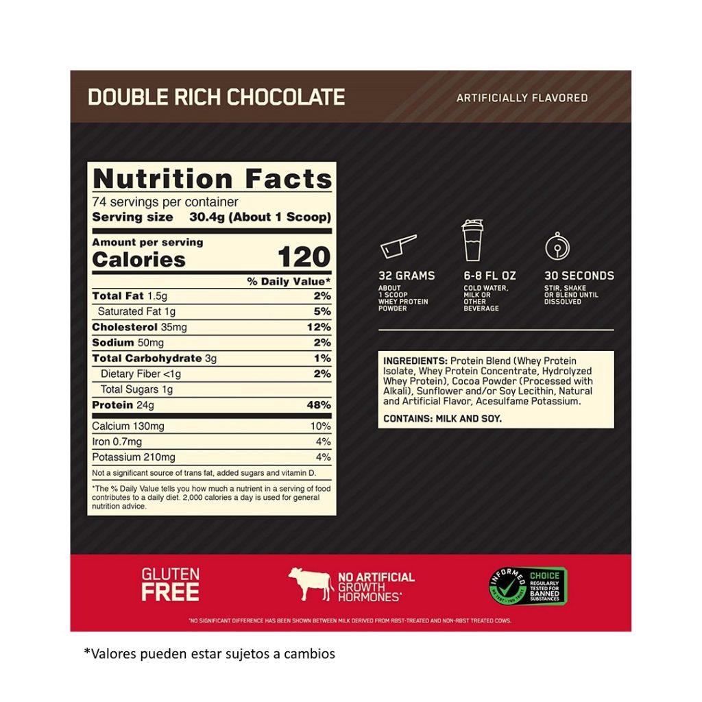 ON Whey Gold Standard 5 Lbs Chocolate – Right Nutrition