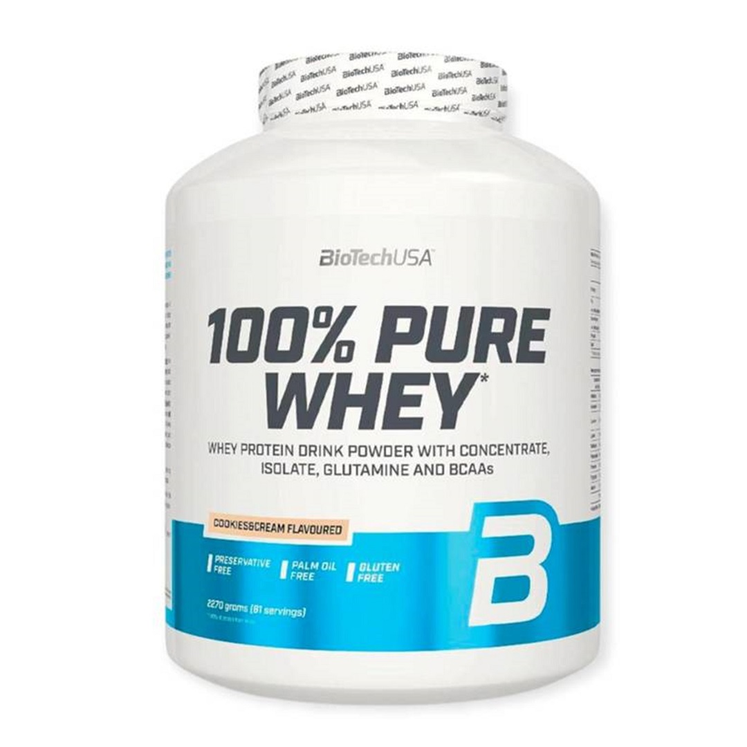 BioTechUsa 100% Pure Whey 5 Lbs Cookies & Cream – Right Nutrition