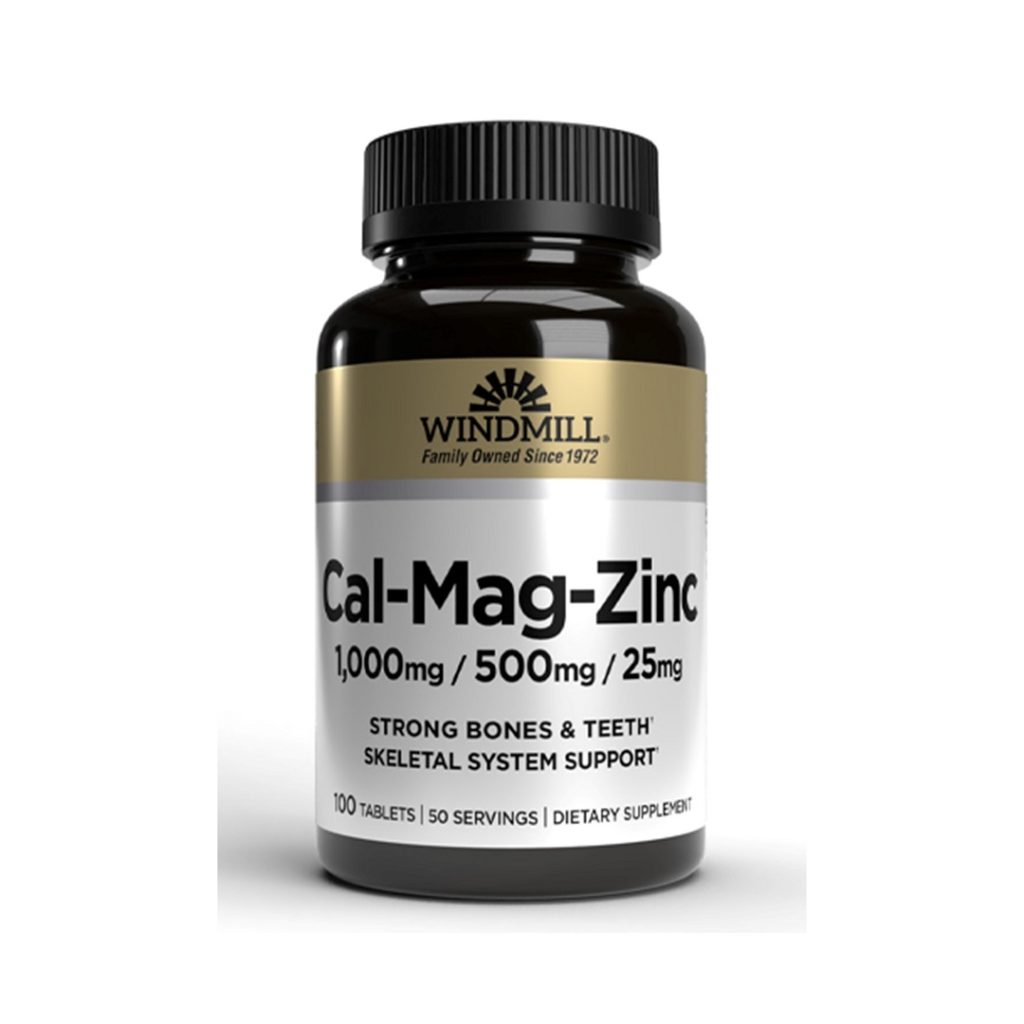 Calcio, Magnesio y Zinc 100 Tab. – Right Nutrition