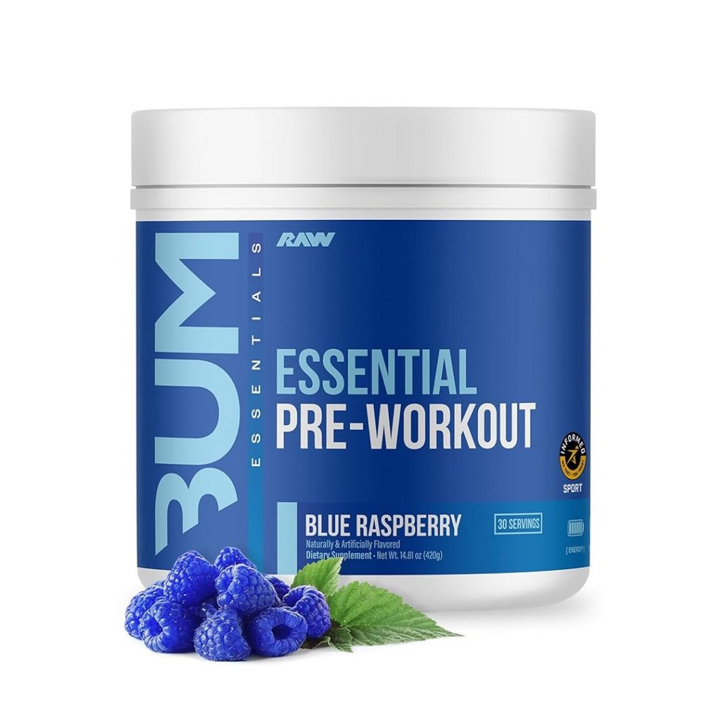 Raw / Cbum Essential Pre 30 Serv. Blue Raspberry – Right Nutrition
